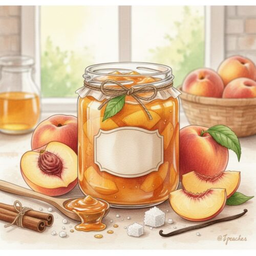 Recette facile : confiture de pêches de vigne maison